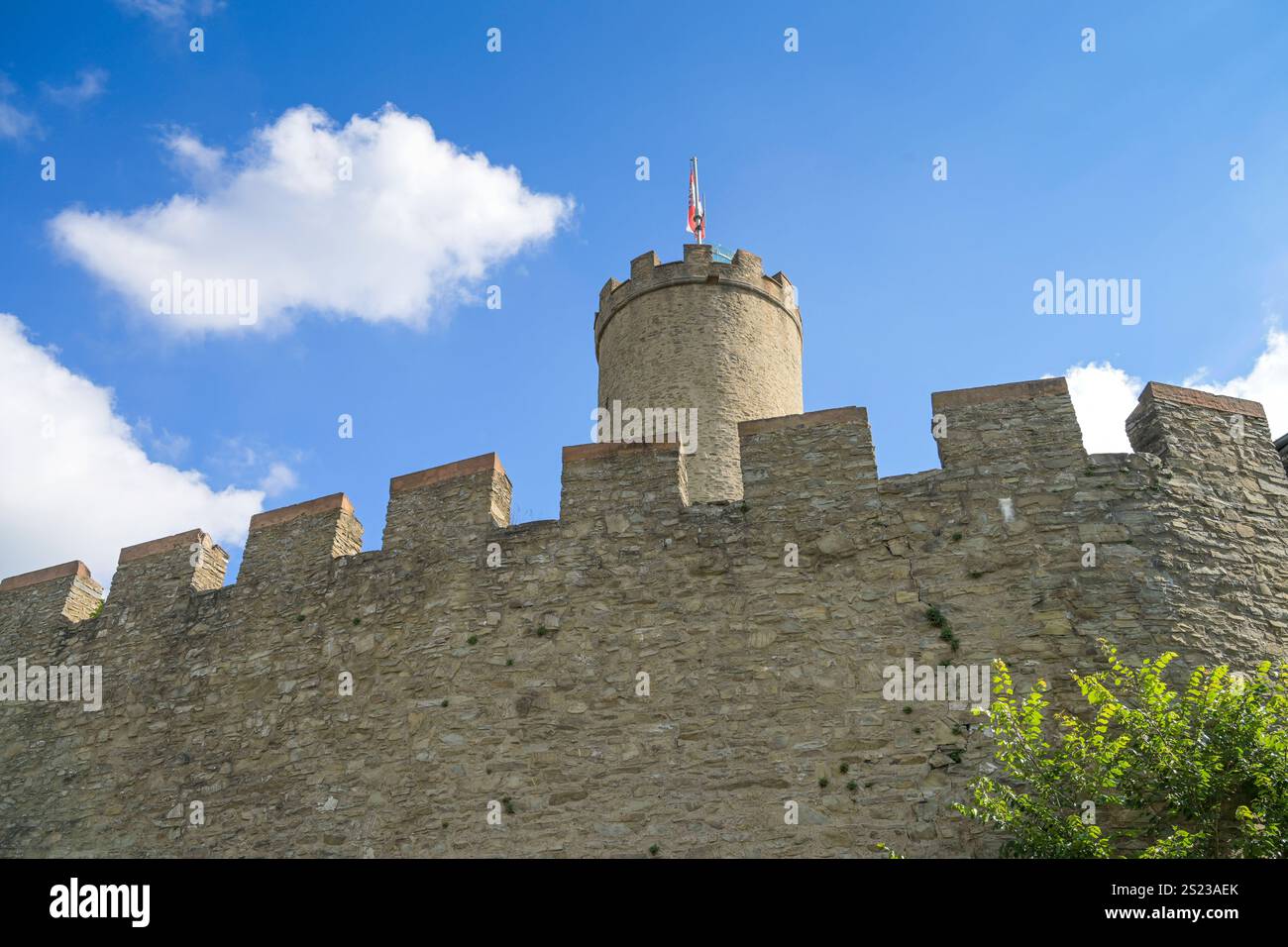 Bergfried Landgrafenschloss Biedenkopf, Hessen, Deutschland ...