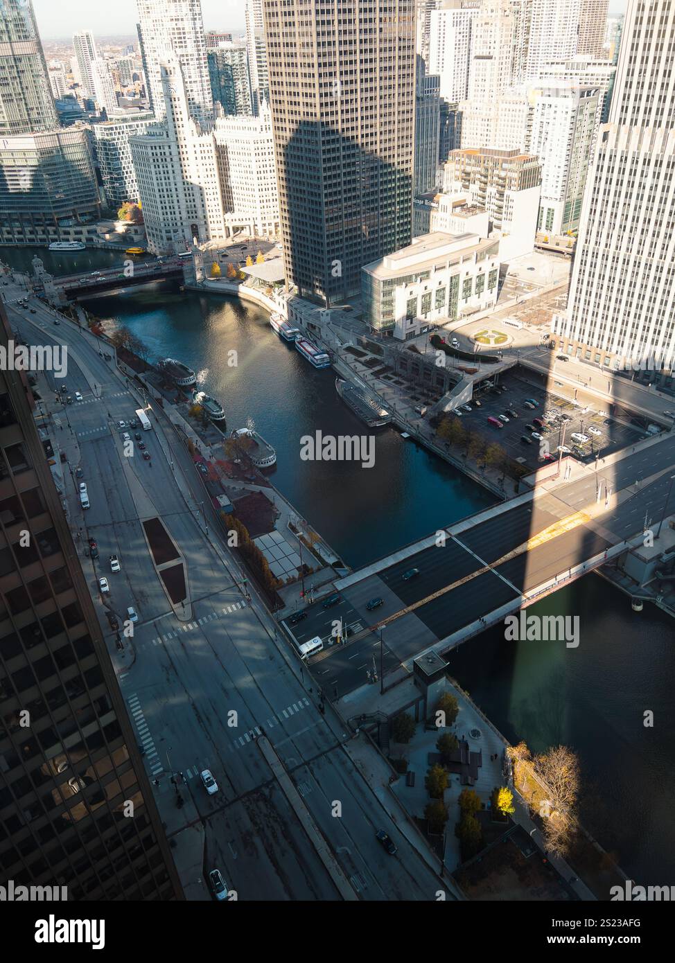 Aerial View of Downtown Chicago, Illinois Stock Photo - Alamy