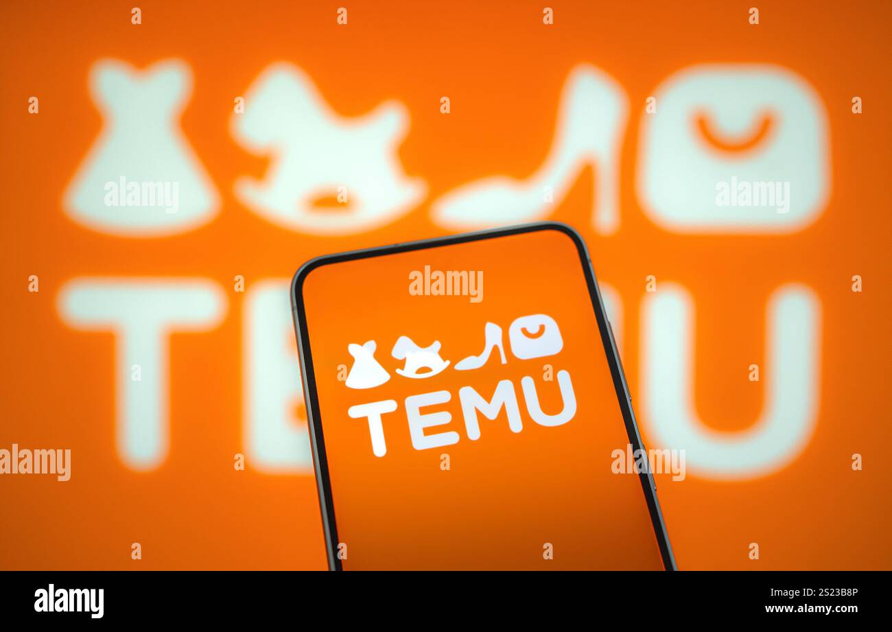 Temu logo hi-res stock photography and images - Alamy