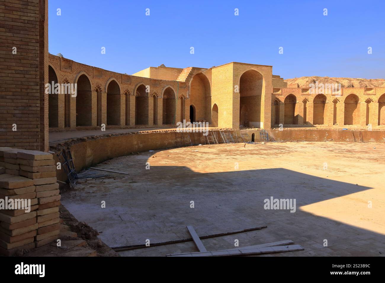 the Main Caliphal Palace at Samarra, Iraq, known in Arabic as Dar al ...