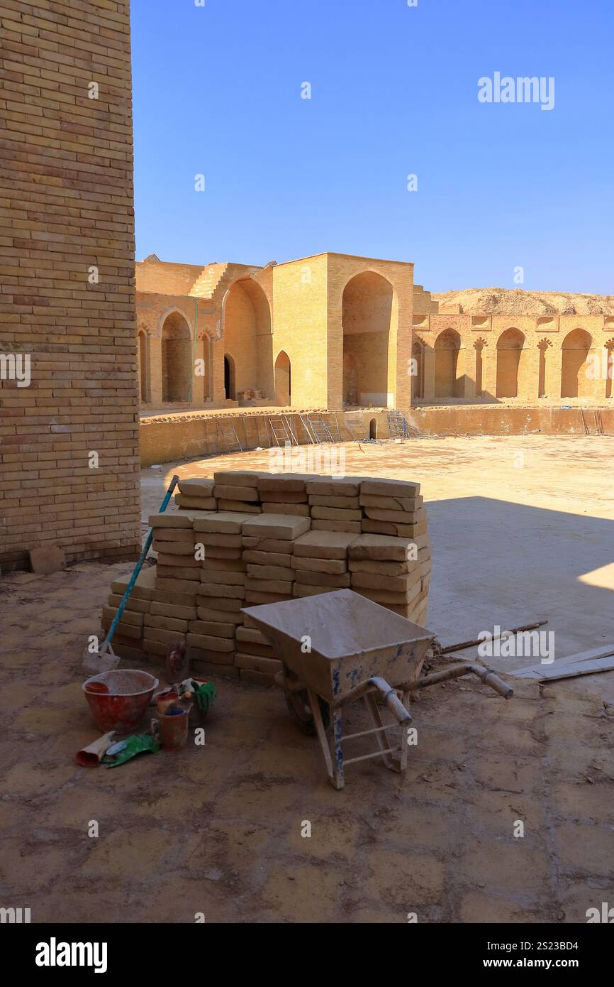 the renovation of the Main Caliphal Palace at Samarra, Iraq, known in ...