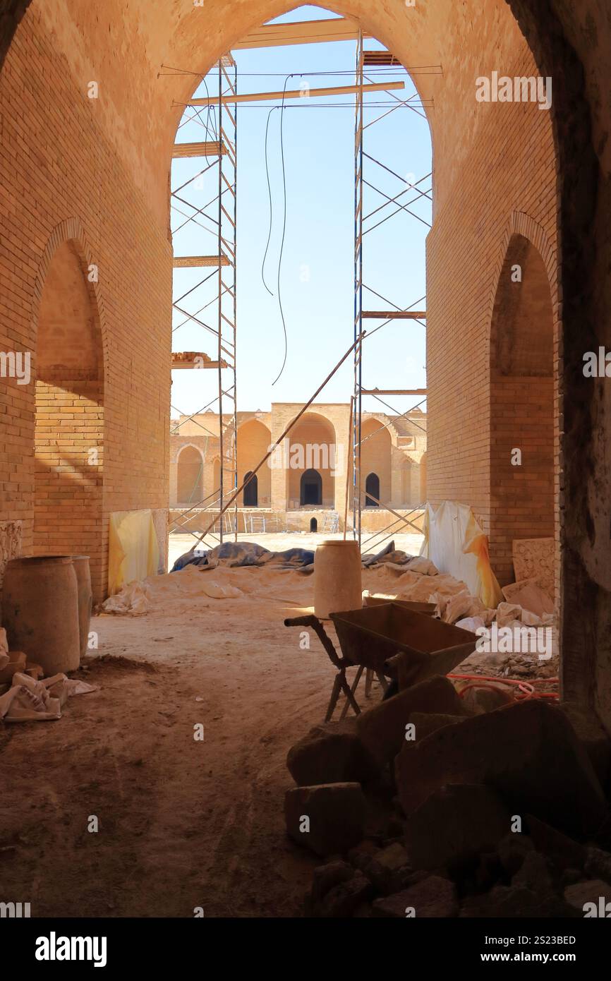 the renovation of the Main Caliphal Palace at Samarra, Iraq, known in ...