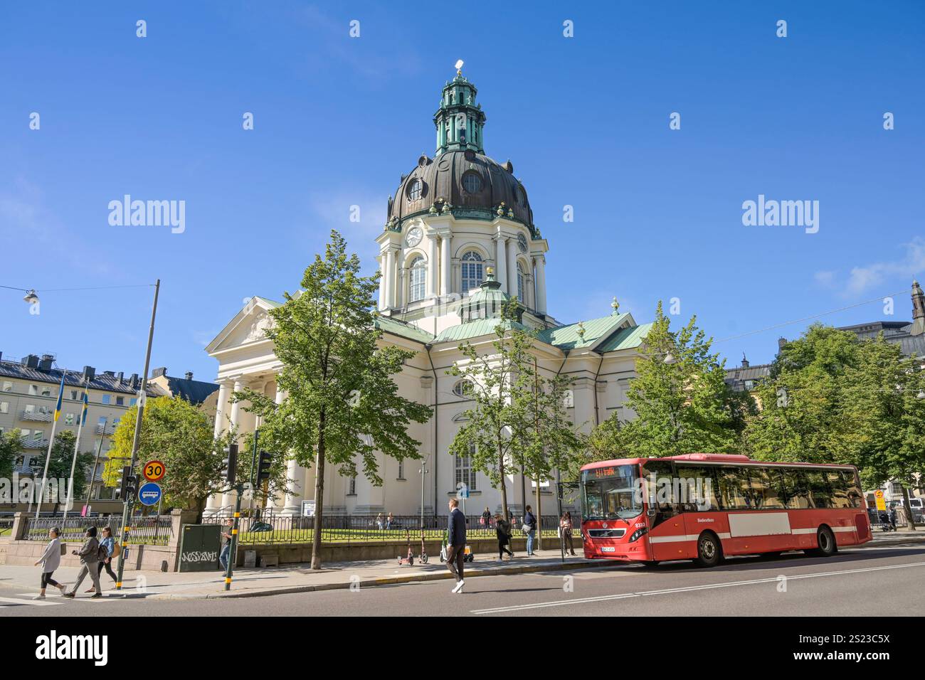 Gustav-Wasa-Kirche, Odenplan, Stockholm, Schweden *** Gustav Wasa ...