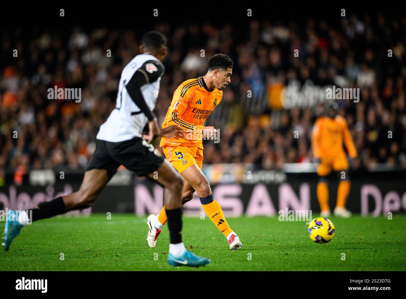 Real Madrid's English player Jude Bellingham during a LaLiga football ...