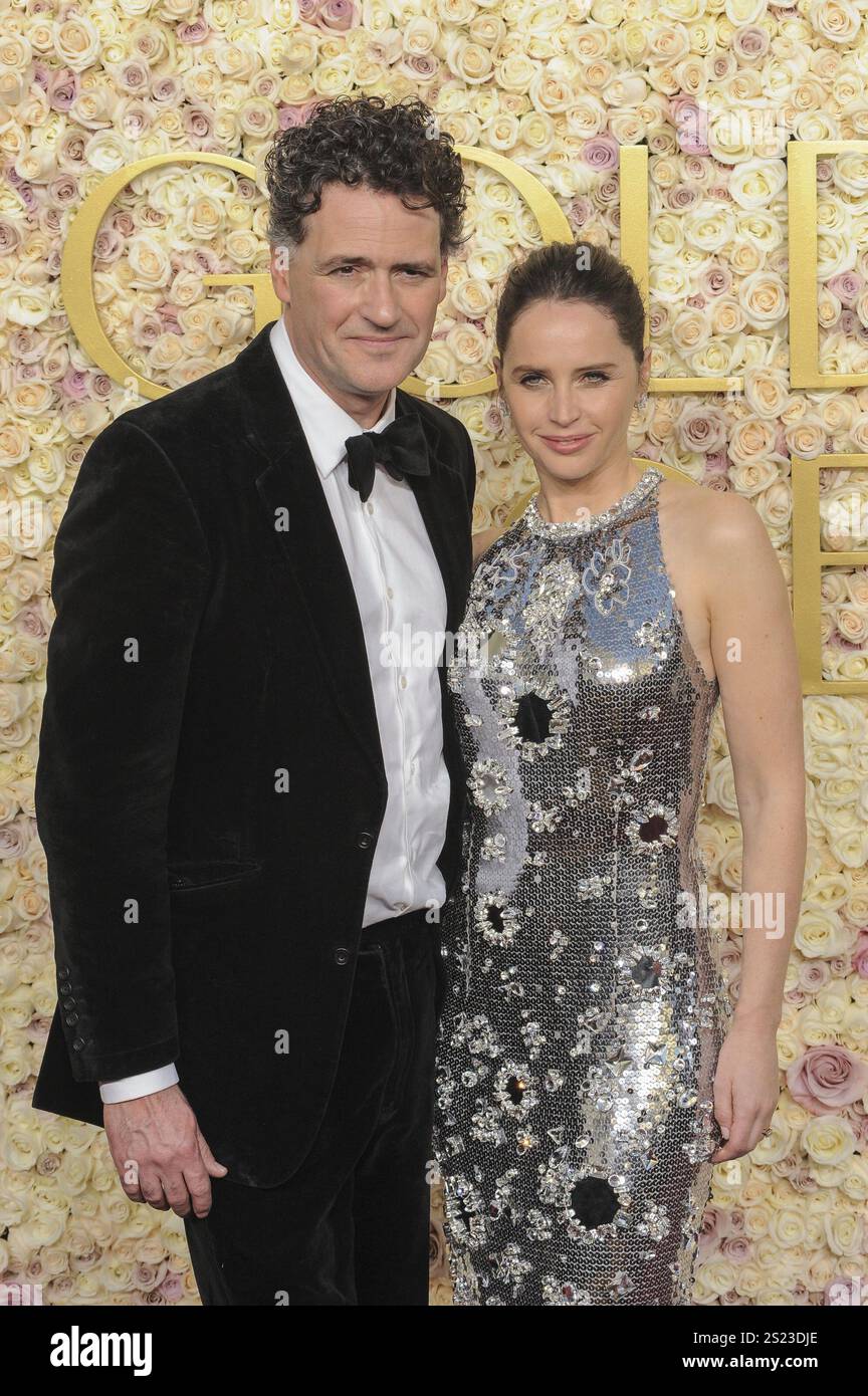 Ca. 05th Jan, 2025. Felicity Jones, Charles Guard at arrivals for 82nd ...