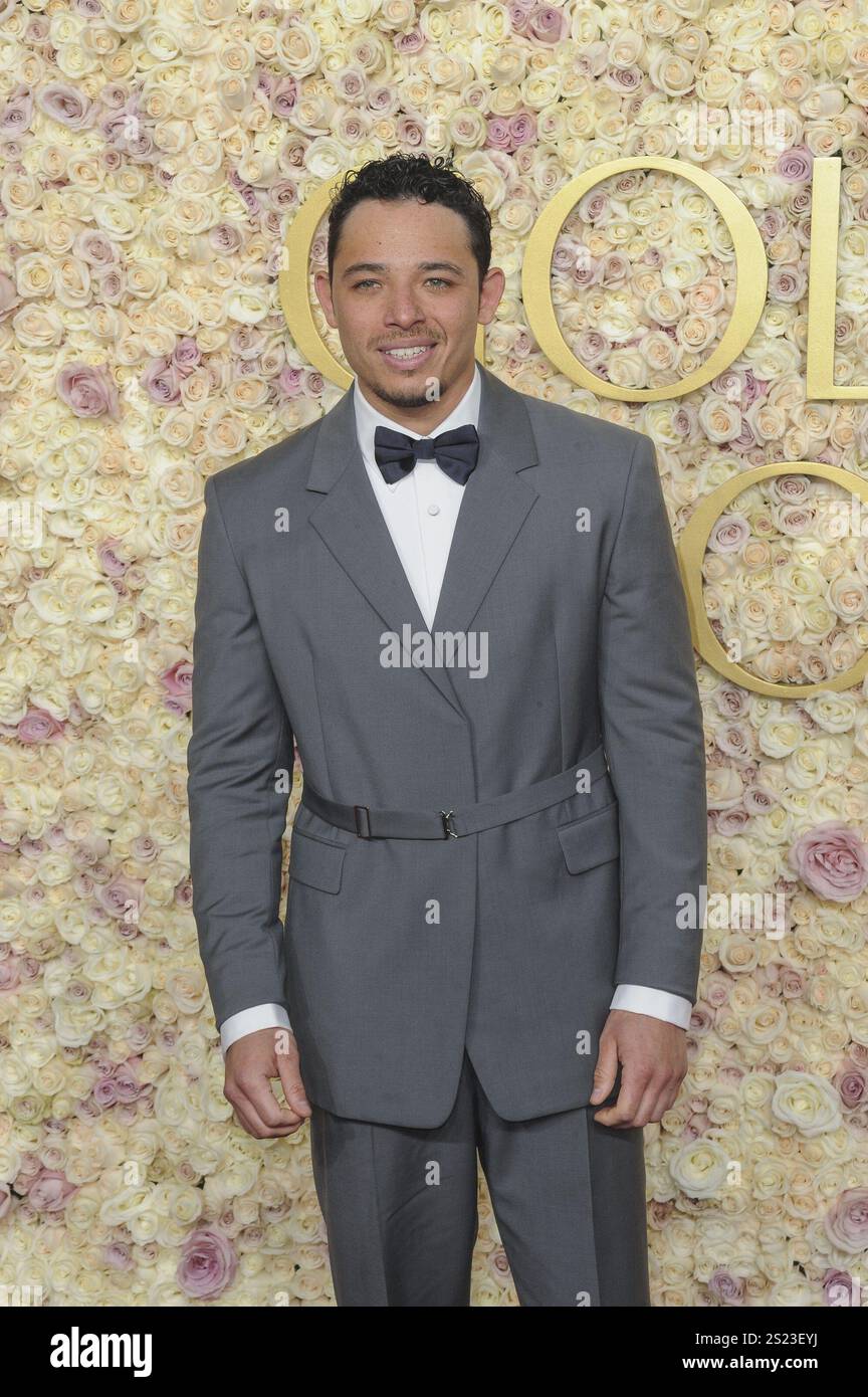 Ca. 05th Jan, 2025. Anthony Ramos at arrivals for 82nd Golden Globe ...