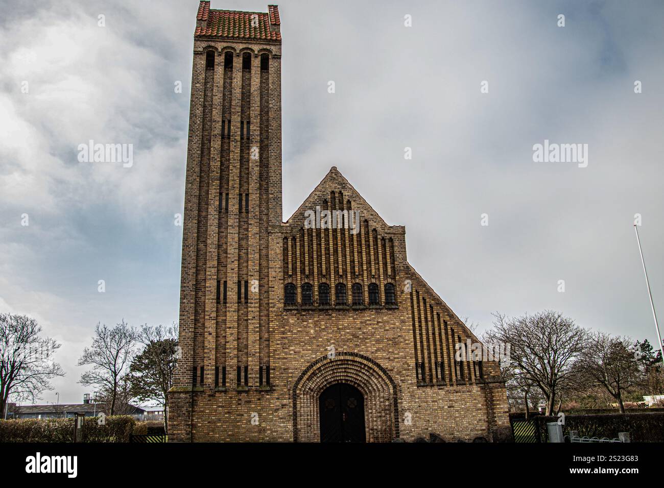 Gedser, Denmark. 20th Feb, 2024. Gedser Church lies in the town of ...
