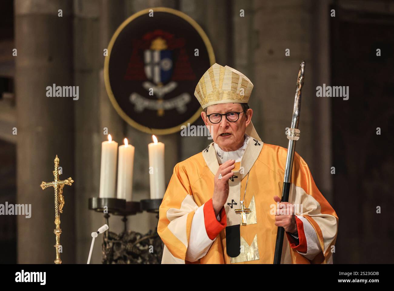 Cologne, Germany. 06th Jan, 2025. Cologne Cardinal Rainer Maria Woelki ...
