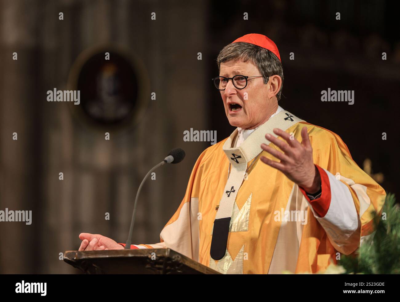 Cologne, Germany. 06th Jan, 2025. Cologne Cardinal Rainer Maria Woelki ...