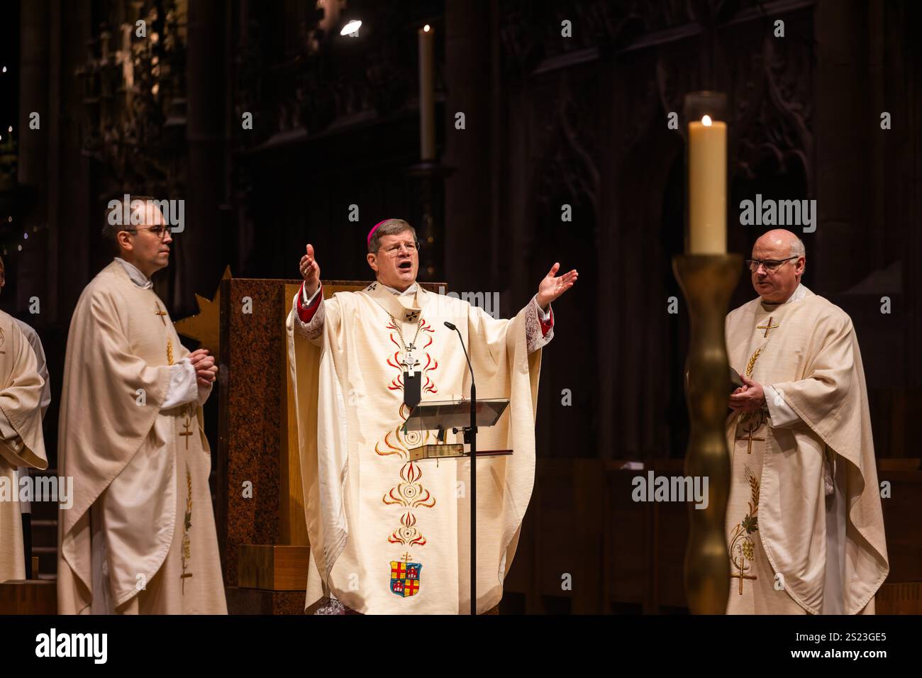06 January 2025, Baden-Württemberg, Freiburg im Breisgau: Archbishop ...