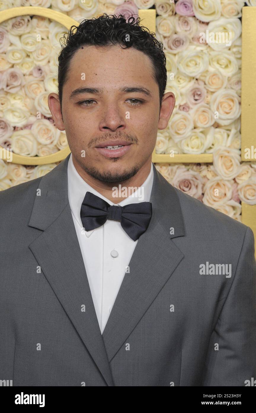 Ca. 05th Jan, 2025. Anthony Ramos at arrivals for 82nd Golden Globe ...