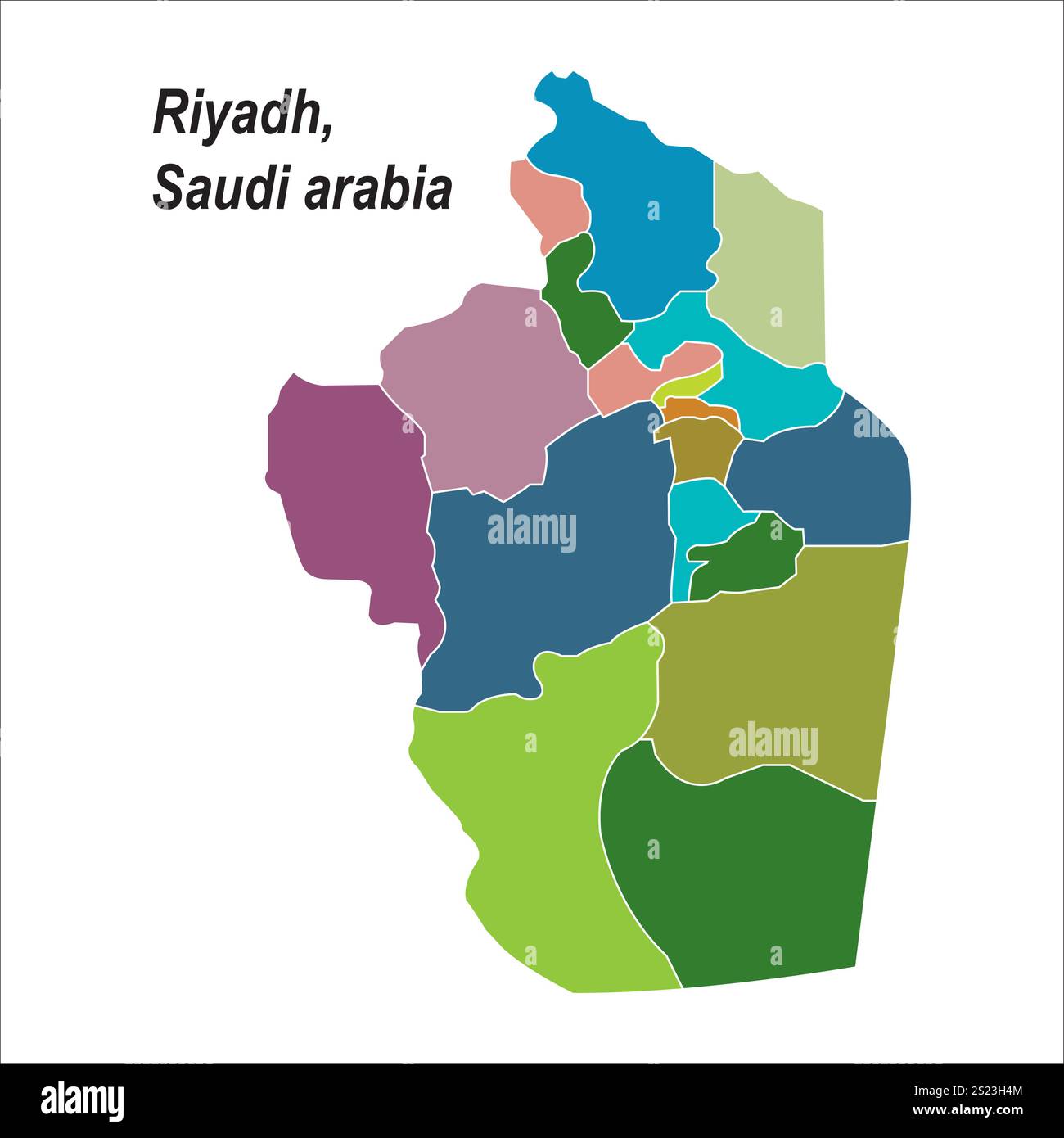 Map of Riyadh saudi arabia vector illustration design Stock Vector ...