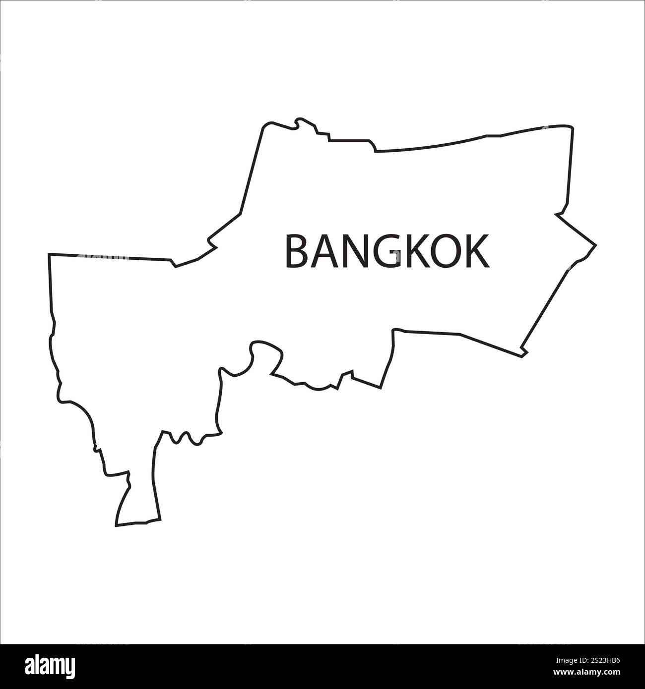 Map of Bangkok vector illustration design Stock Vector Image & Art - Alamy