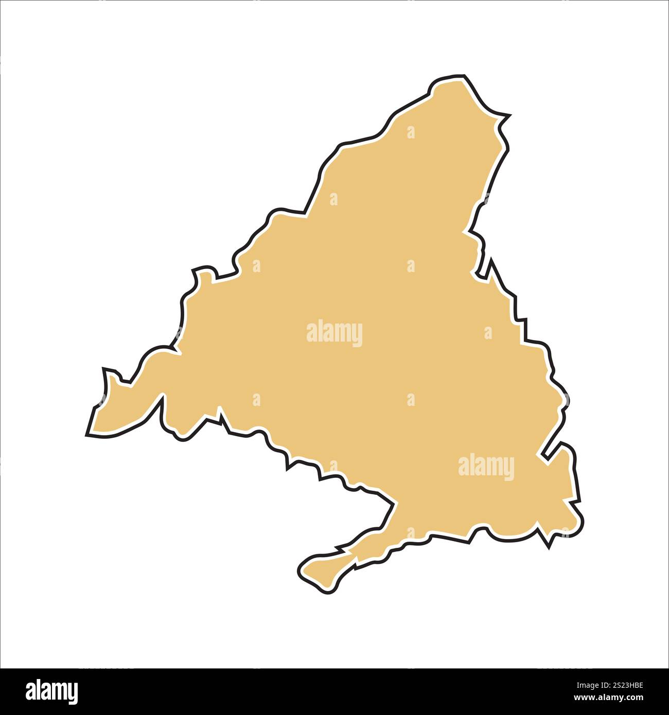 Map of Madrid, Spain vector illustration design Stock Vector Image ...