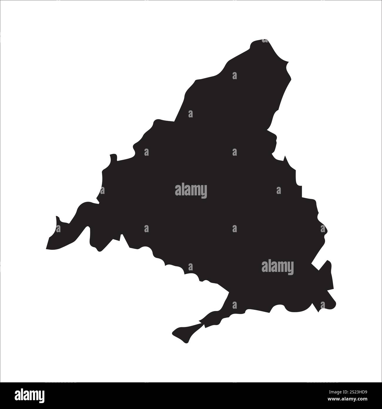 Map of Madrid, Spain vector illustration design Stock Vector Image ...