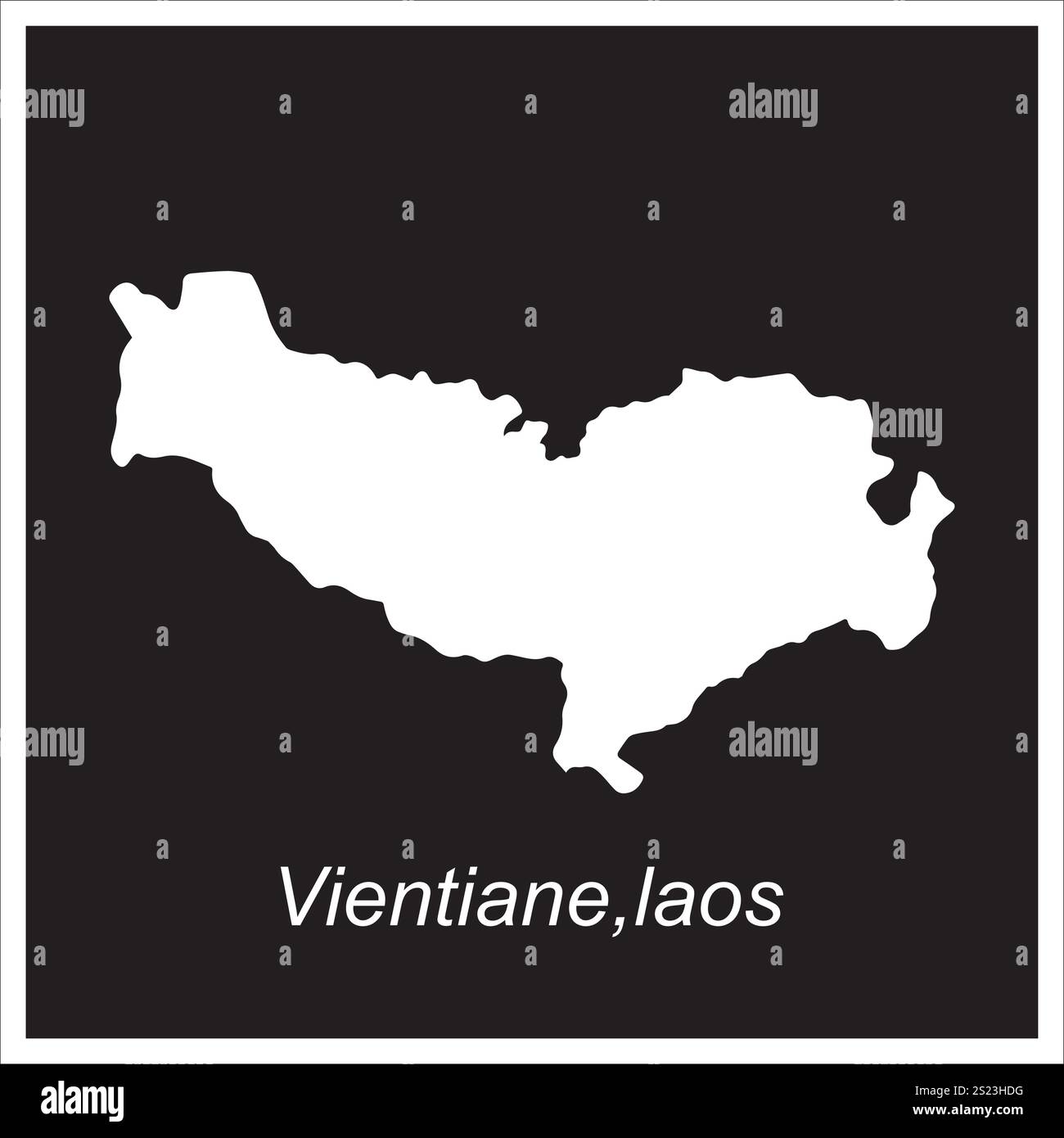 Map vientiane capital province hi-res stock photography and images - Alamy