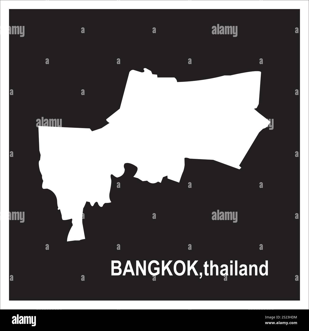 Map of Bangkok vector illustration design Stock Vector Image & Art - Alamy