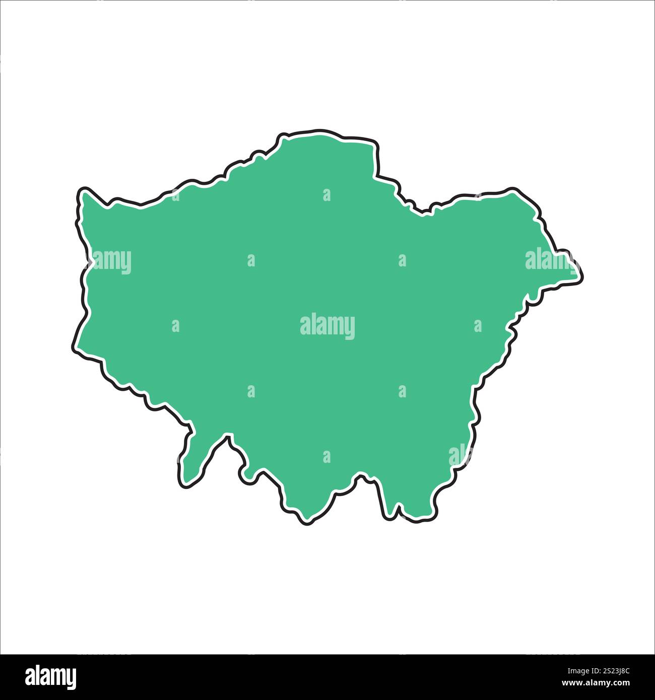 Map of London vector illustration symbol design Stock Vector Image ...