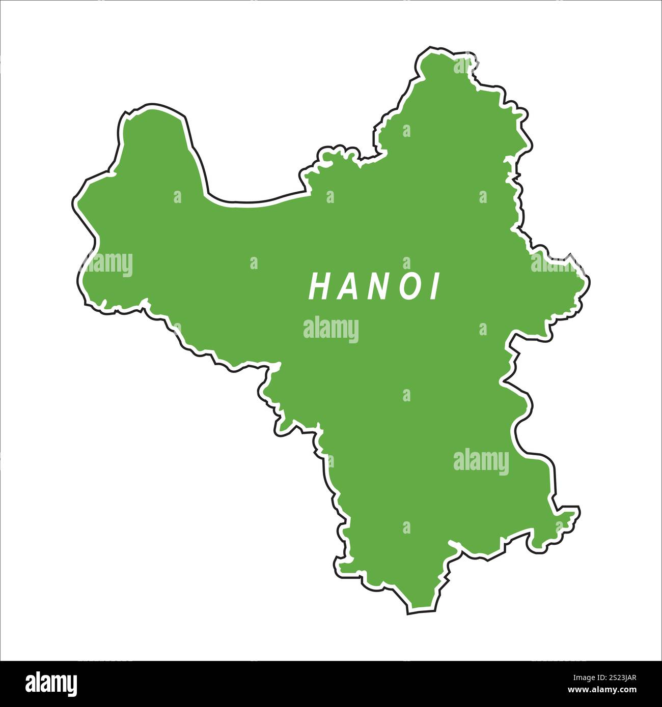 map of hanoi, vietnam vector illustration design Stock Vector Image ...