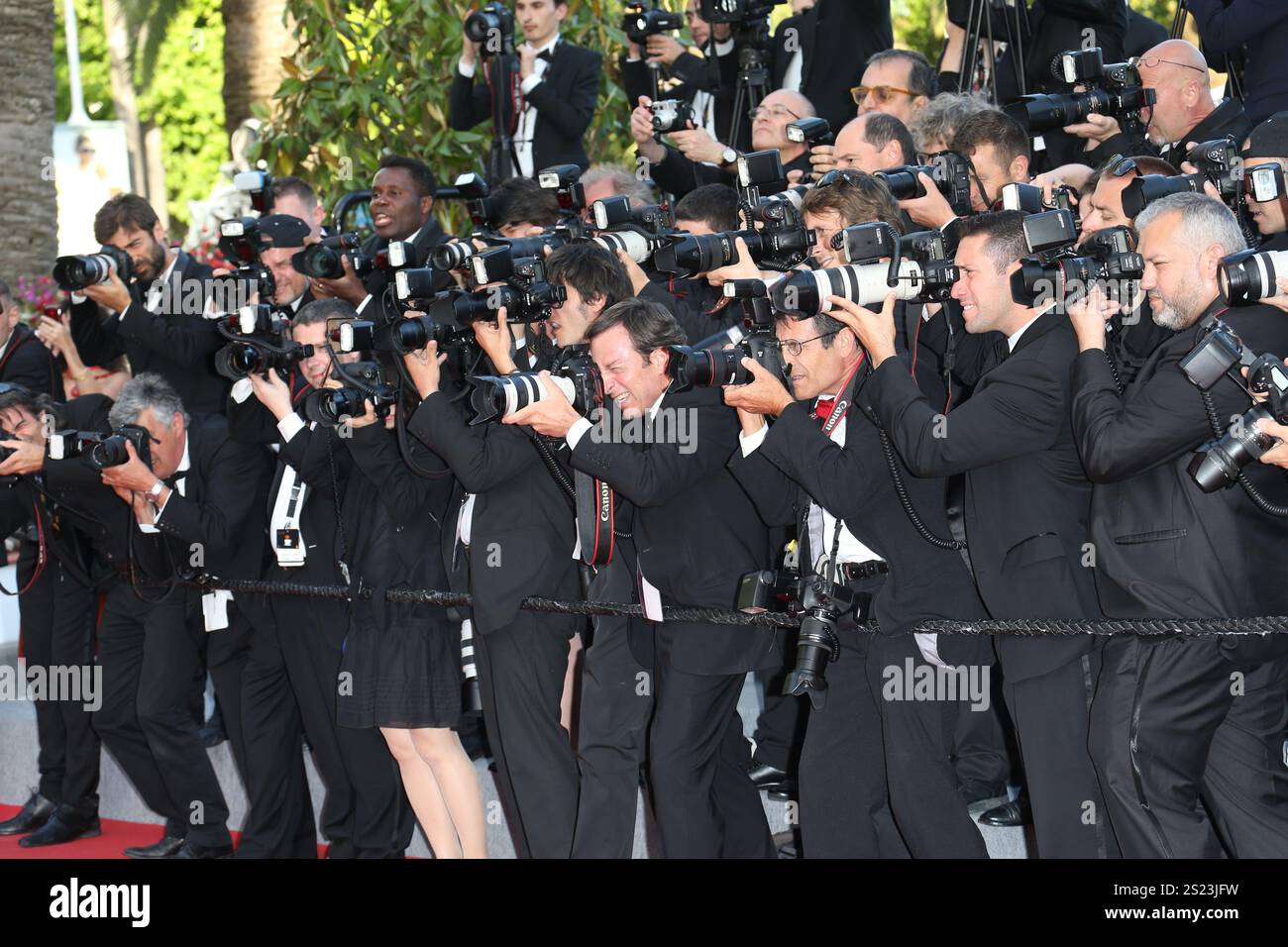 Photographers at the premiere of "Two Days, One Night" during the 67th ...
