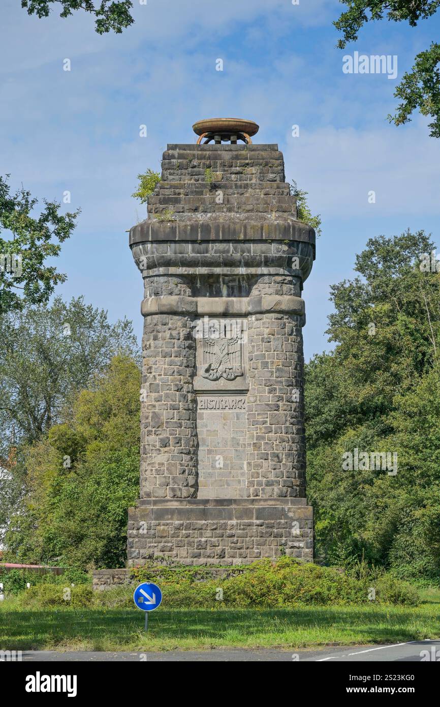 Bismarckturm, Staatspark Hanau Wilhelmsbad, Hanau, Hessen, Deutschland ...