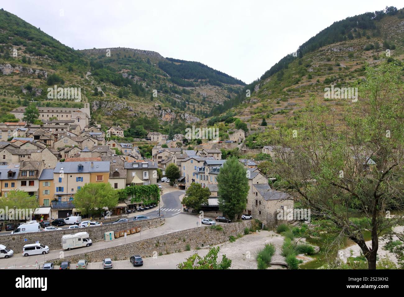 Sainte-Enimie, Gorges du Tarn in France - September 03 2024: view over ...