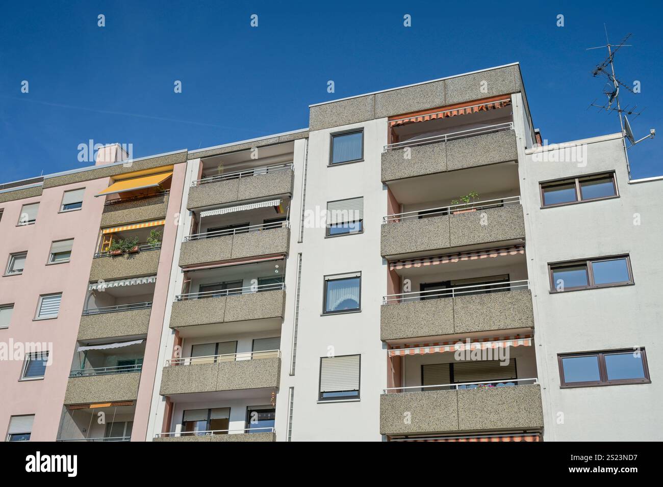 Plattenbau, Kurmainzer Straße, Sossenheim, Frankfurt am Main, Hessen ...