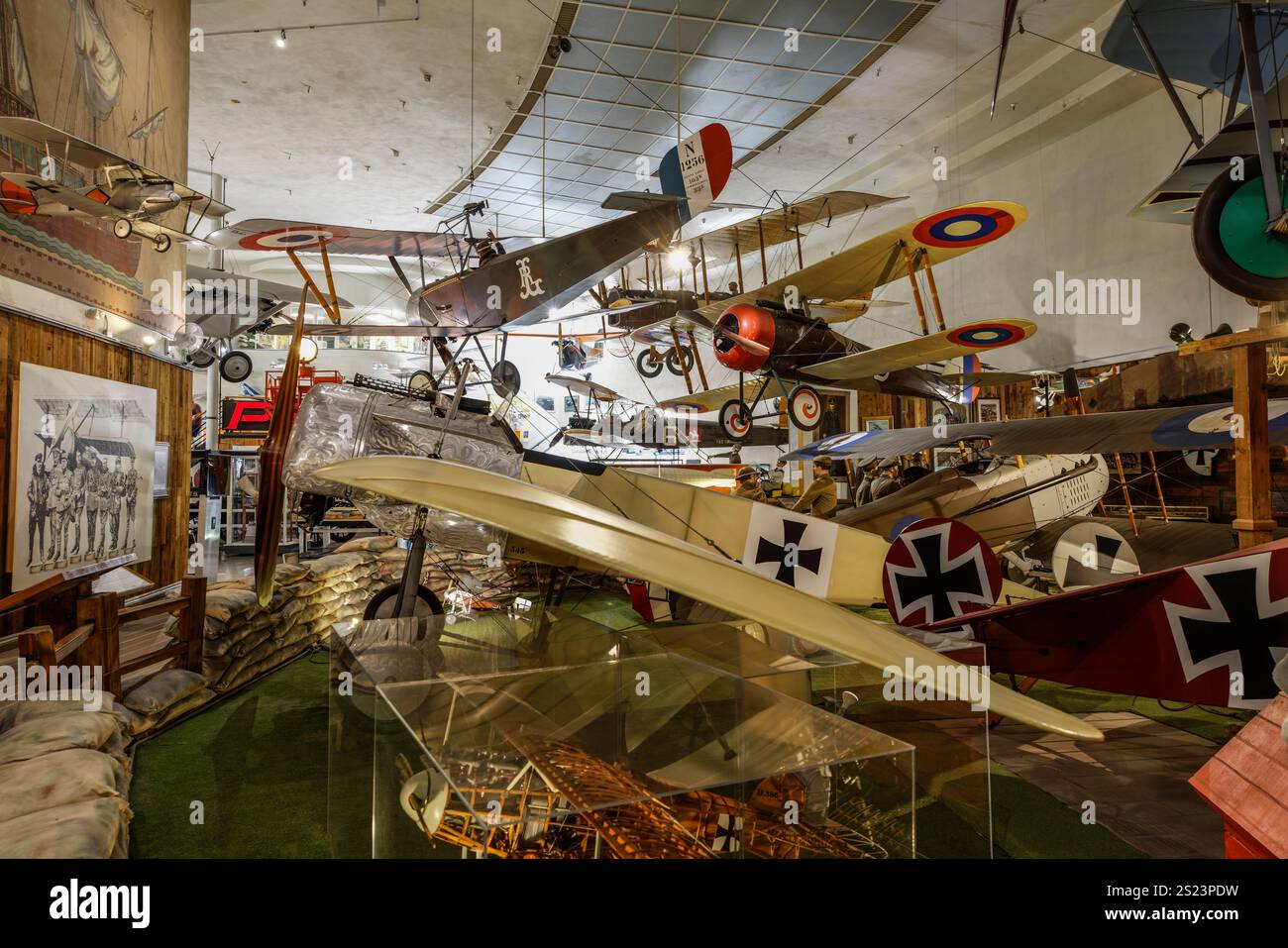 Fokker EIII Eindecker and other World War One aircraft, San Diego Air ...
