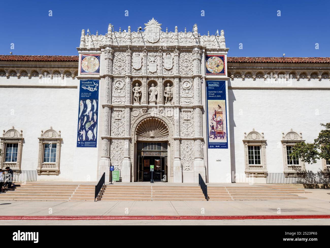 San Diego Museum of Art in historic buildings in plateresque style, El ...