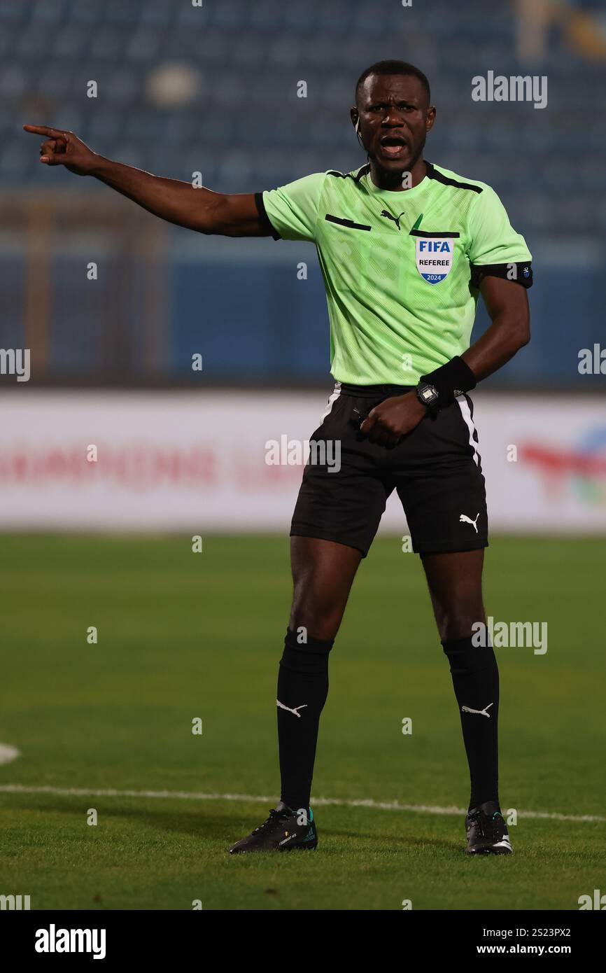 5 JANUARY 2025 - Egypt, Cairo: Congolese Referee Messie Jessie Oved ...