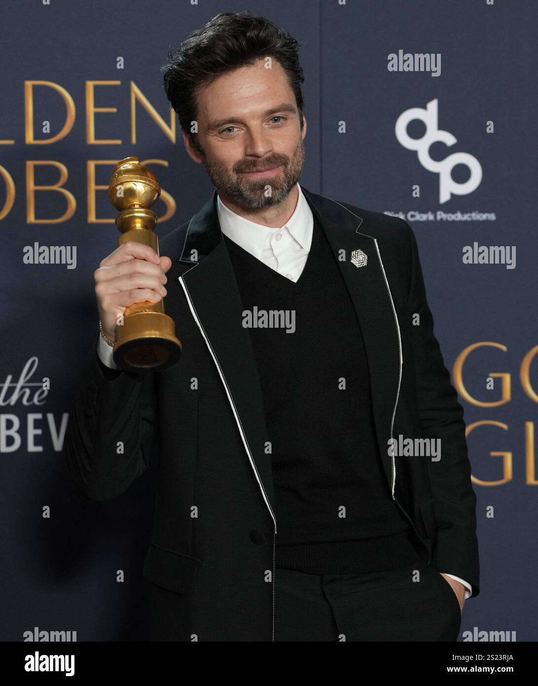 Sebastian Stan, winner of Best Performance by a Male Actor in a Motion ...