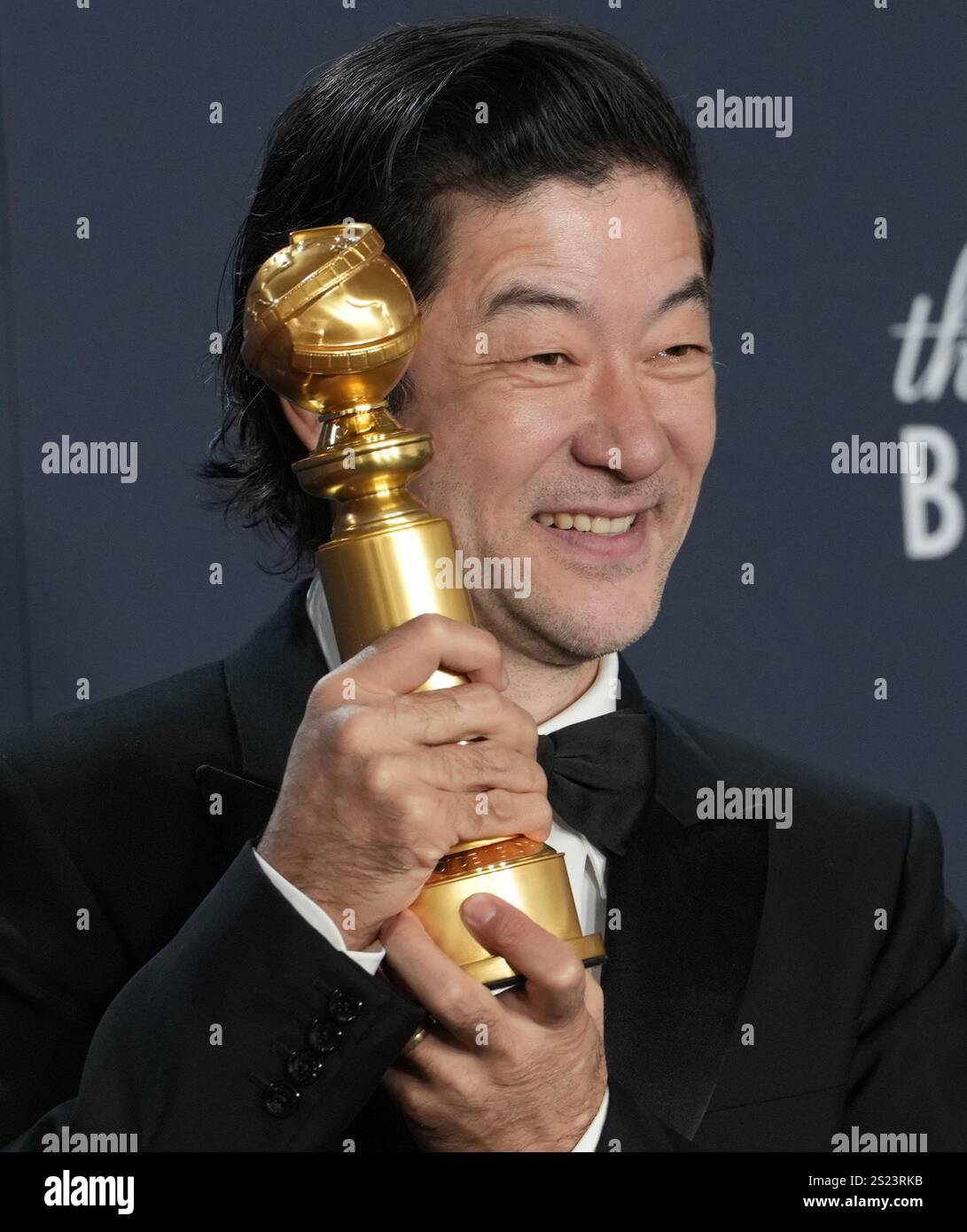 Tadanobu Asano, winner of the Best Performance by a Male Actor in a Supporting Role on ...