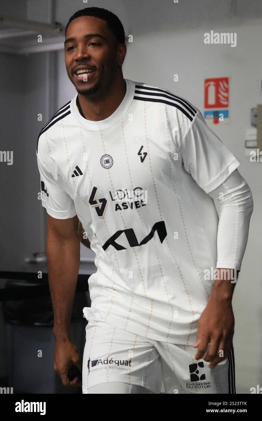 La Rochelle, France. 05th Jan, 2025. Shaquille Harrison of.ASVEL Lyon ...