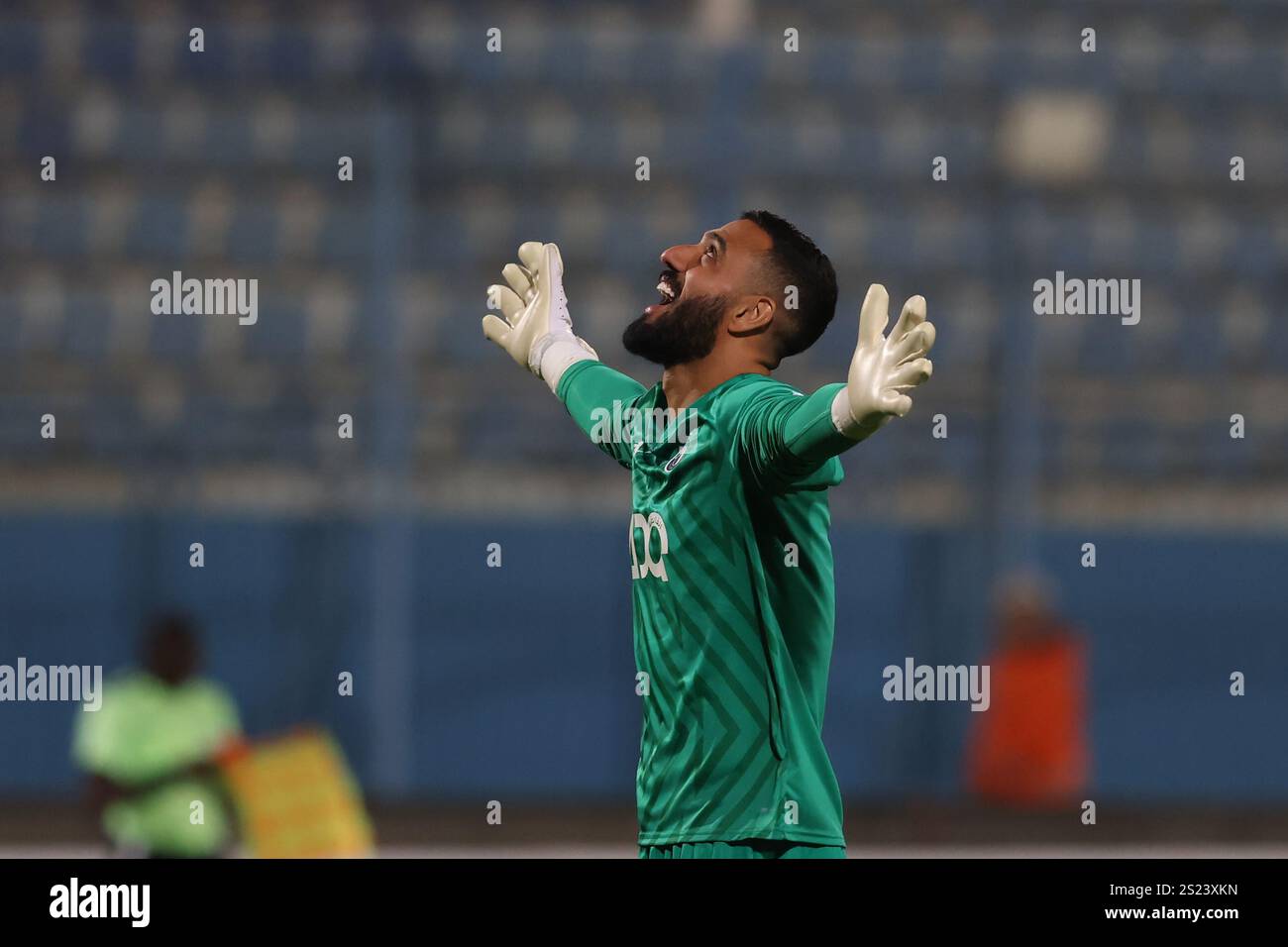 5 JANUARY 2025 - Egypt, Cairo: goalkeeper Ahmed El Shenawy of Pyramids ...