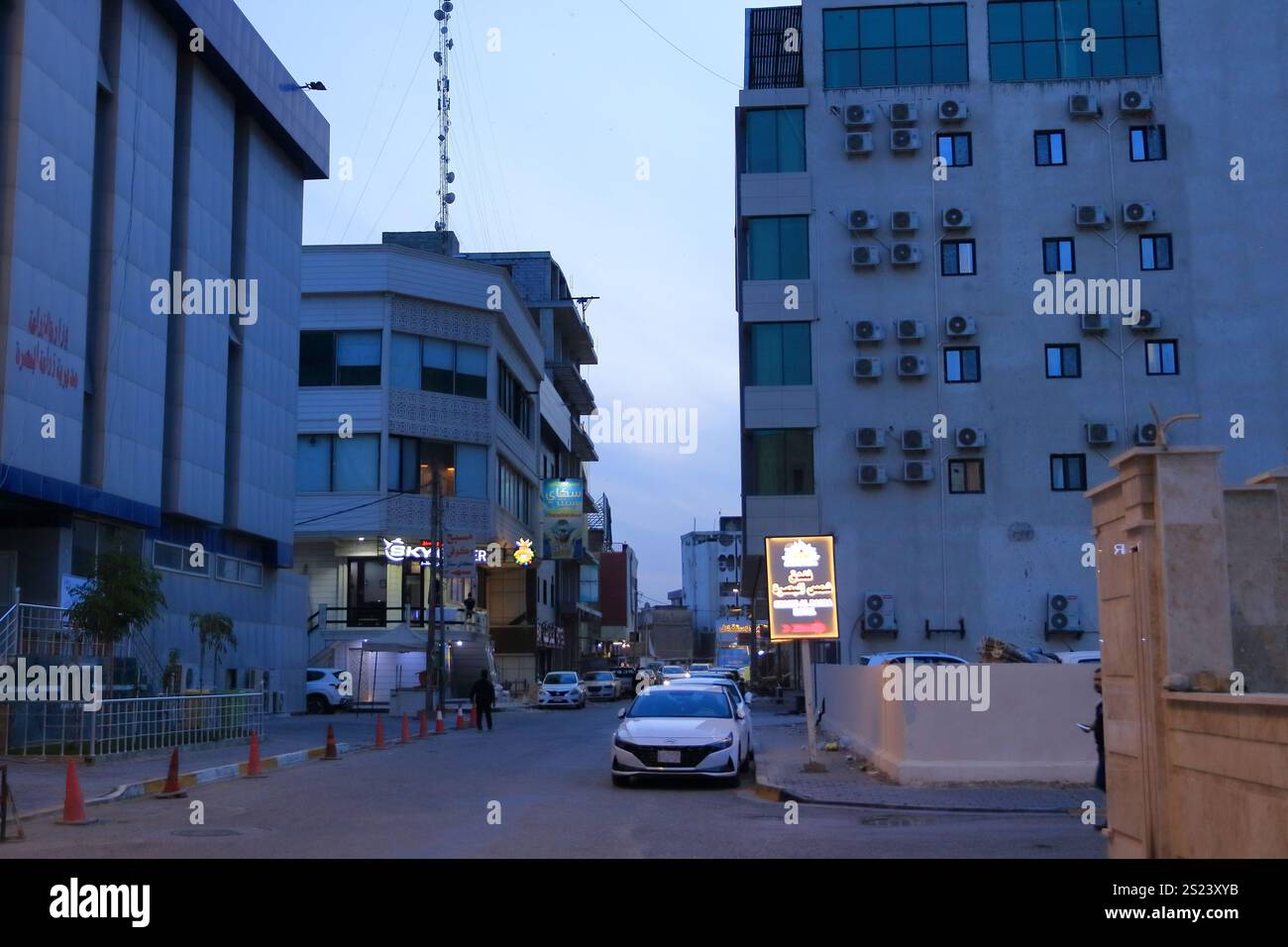 Basra, Basrah in Iraq - November 10 2024: the streets of the town near ...