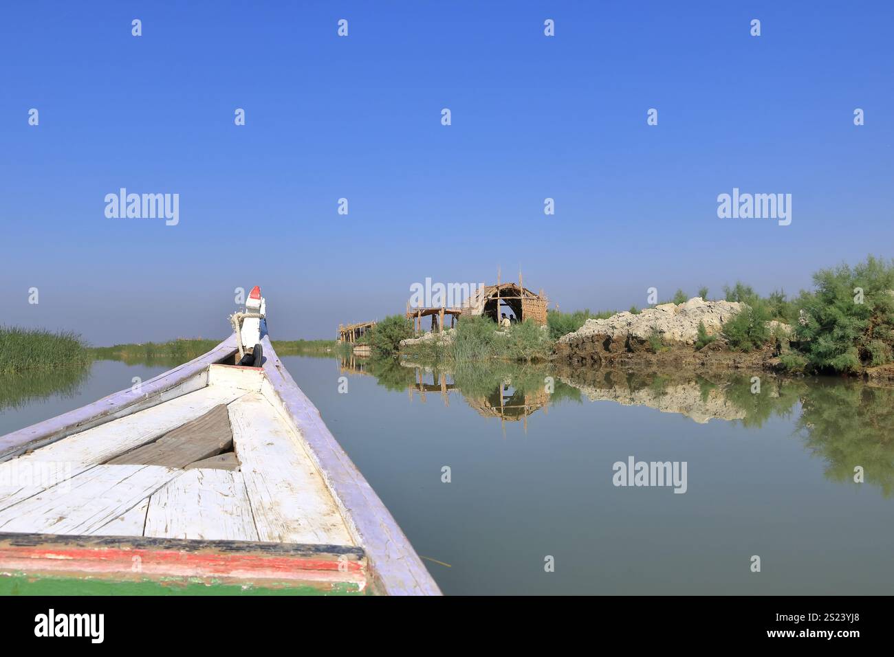 Chibayish, Chabaish, Nasiriya in Iraq - November 11 2024: traditional ...