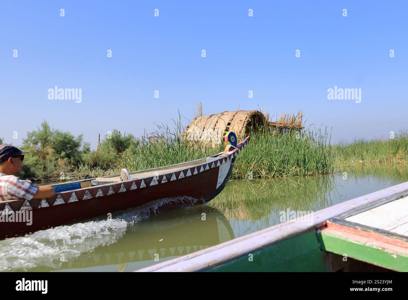 Chibayish, Chabaish, Nasiriya in Iraq - November 11 2024: traditional ...