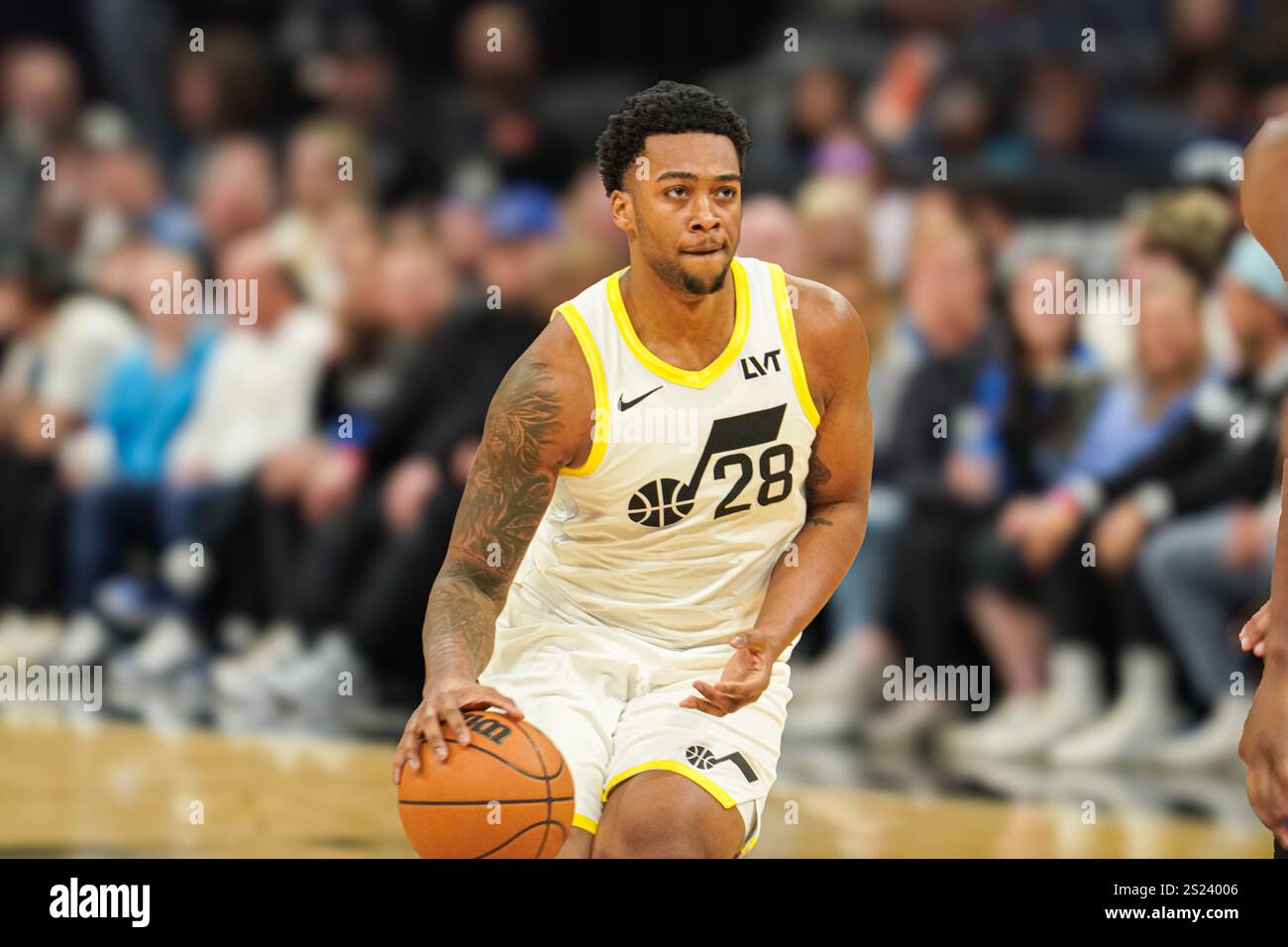 Orlando, Florida, USA, January 5, 2025, Utah Jazz guard Brice ...