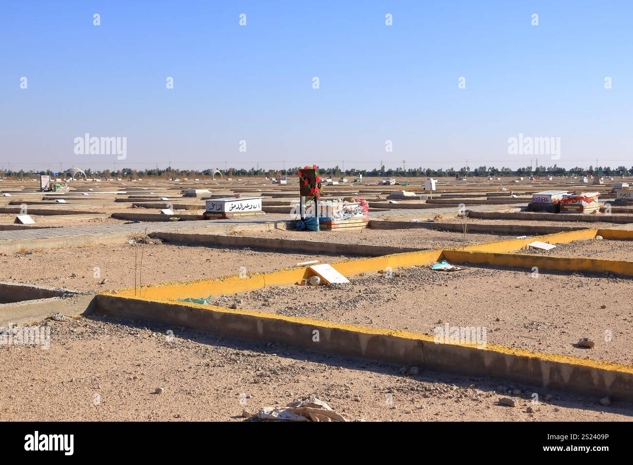 Najaf, Nadschaf in Iraq - November 13 2024: the new area of the Wadi-us ...