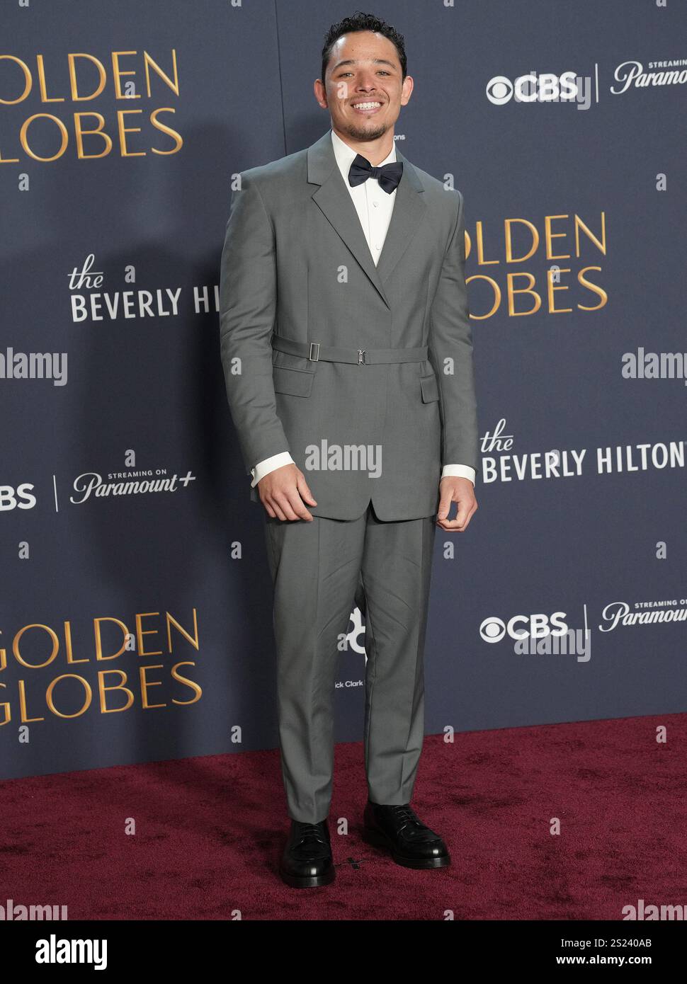 Anthony Ramos at the 82nd Annual Golden Globe Awards - Press Room held ...