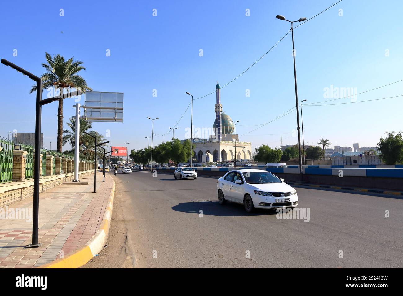 Baghdad, Bagdad in Iraq - November 15 2024: every day life with cars on ...