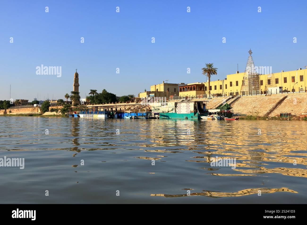 Baghdad, Bagdad in Iraq - November 15 2024: Outdoor view of Tigris ...
