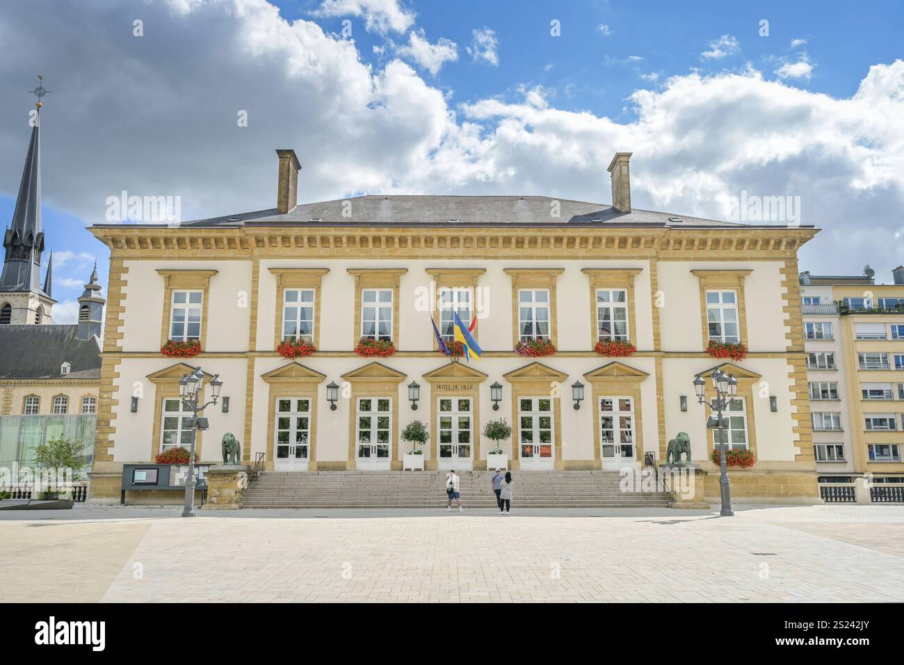 Rathaus HÃ tel de Ville de Luxembourg, Place Guillaume II, Stadt ...