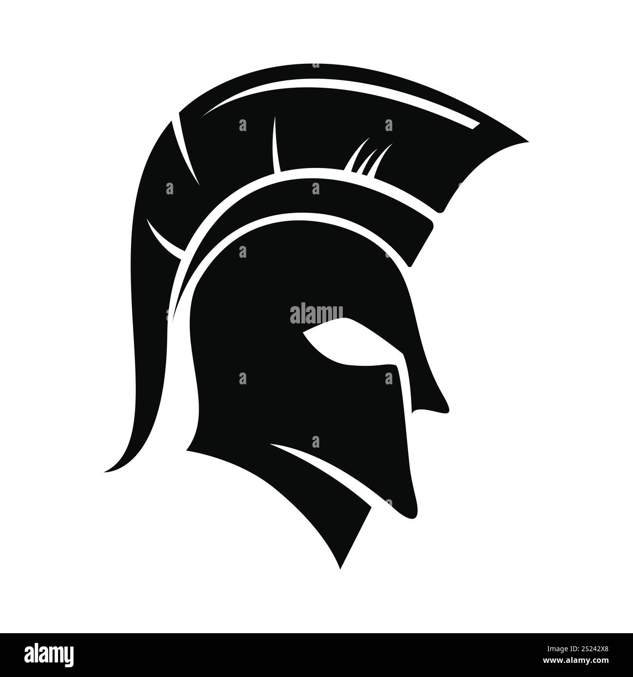 Spartan Helmet Graphic Illustration logo Stock Vector Image & Art - Alamy