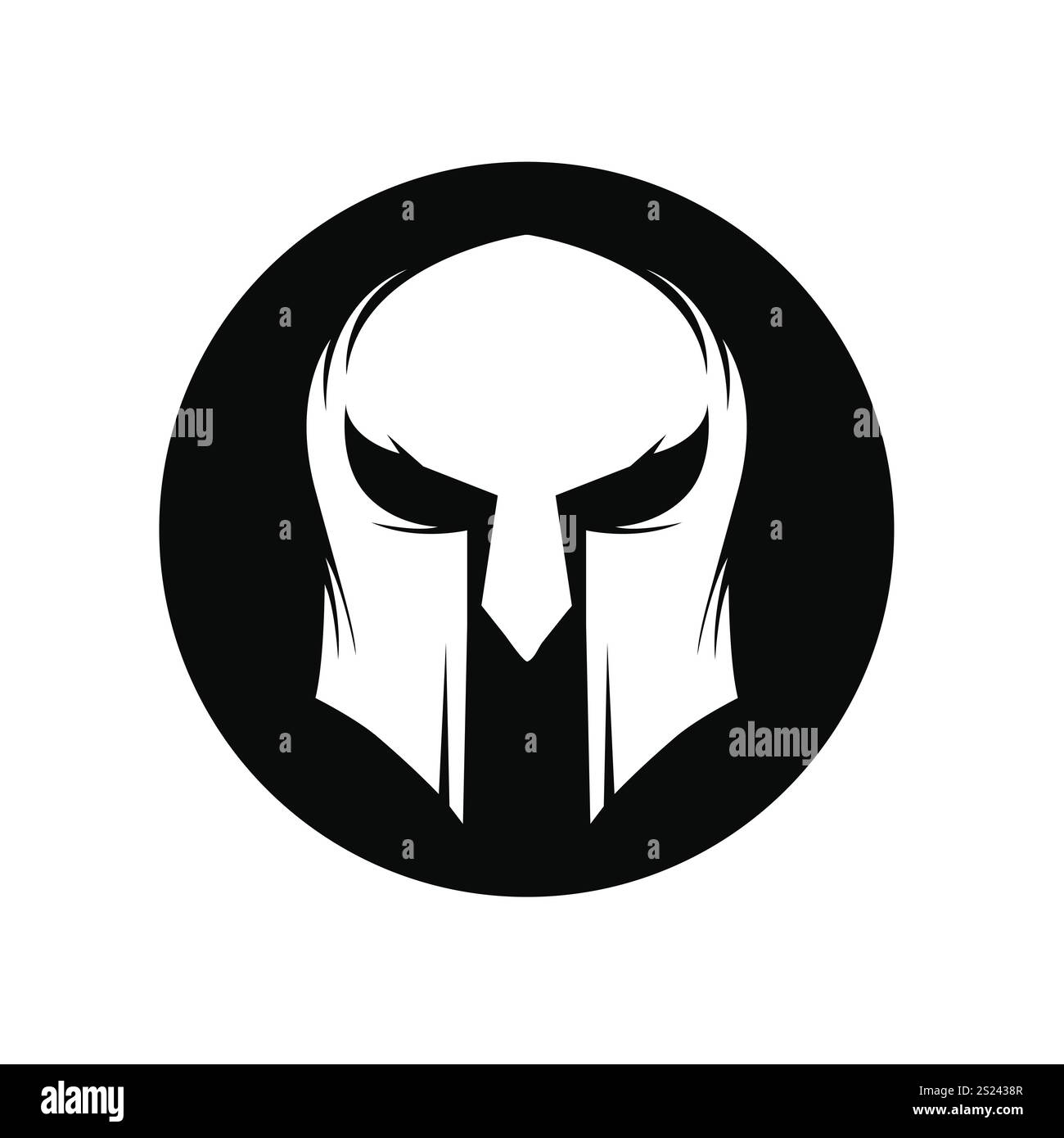 Spartan Helmet Graphic Illustration logo Stock Vector Image & Art - Alamy