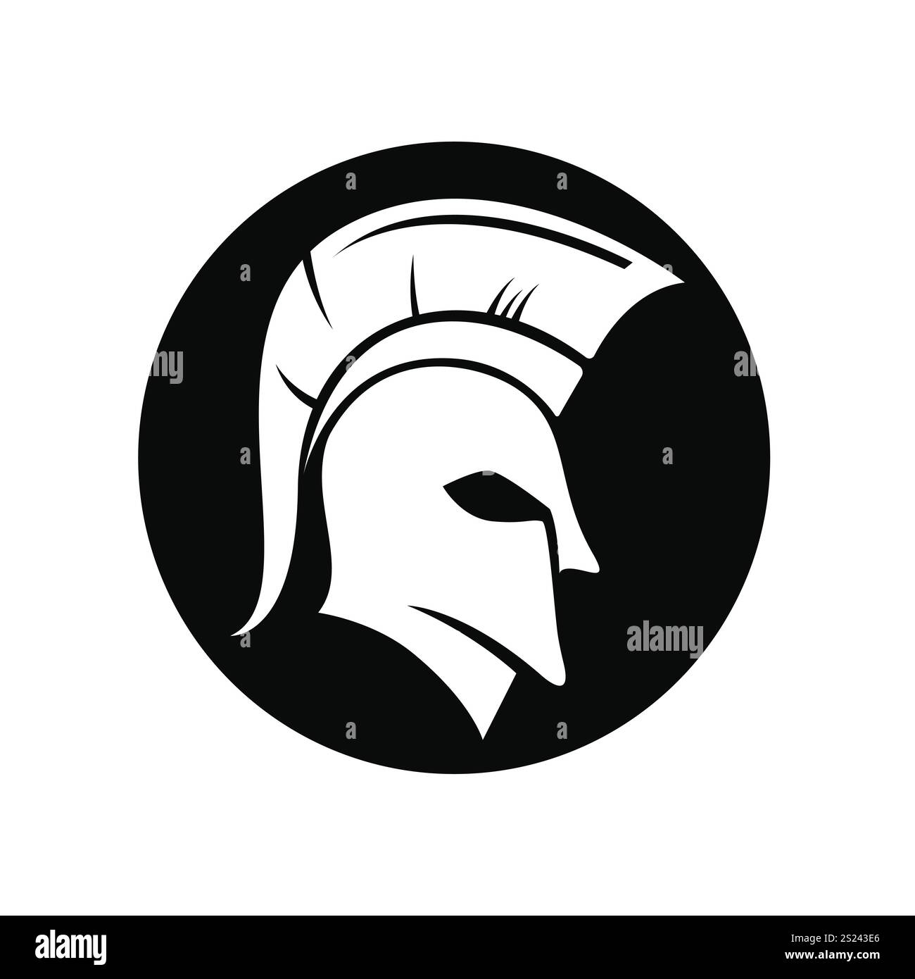 Spartan Helmet Graphic Illustration logo Stock Vector Image & Art - Alamy