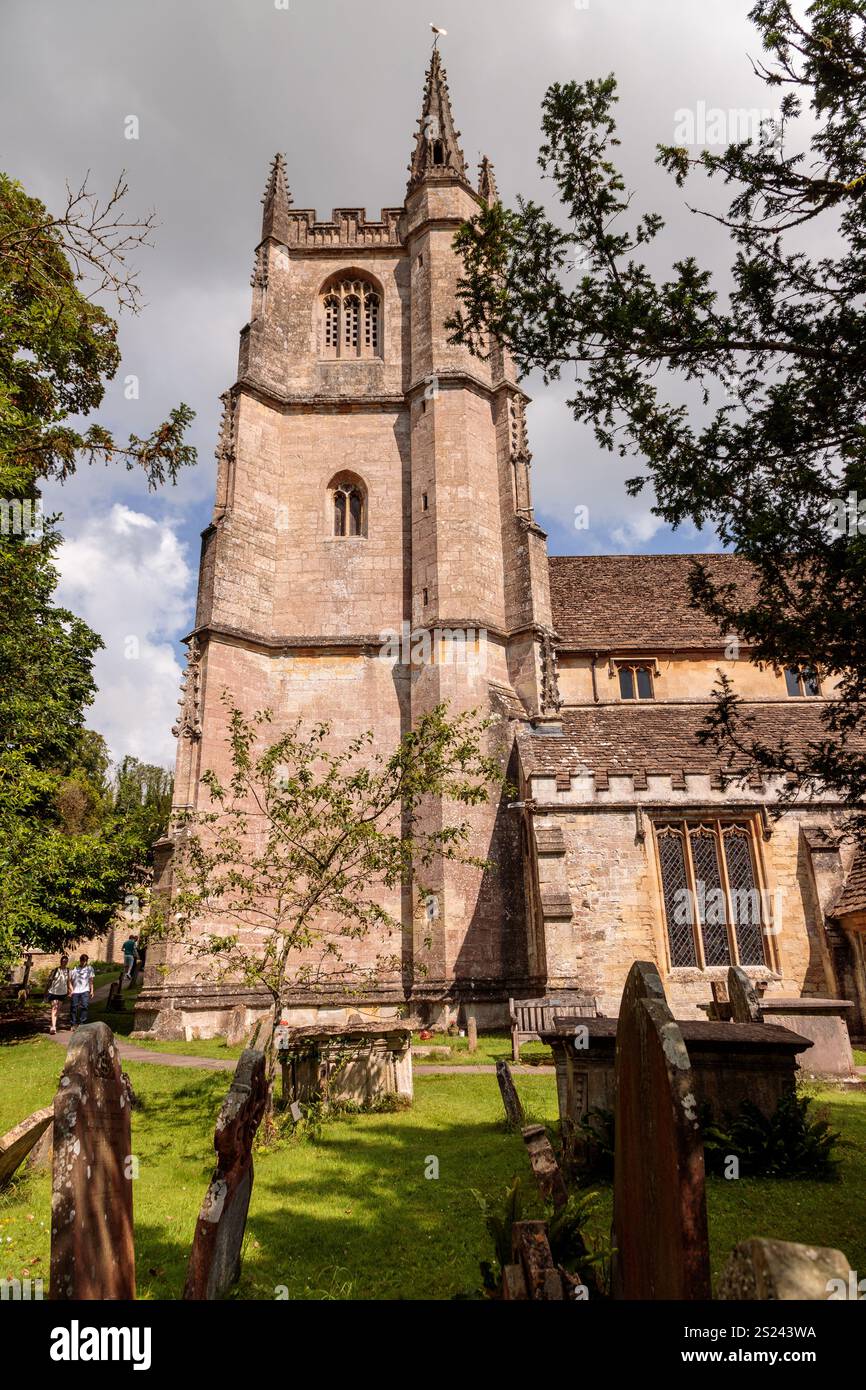 St Andrew's church, Castle Coombe, Wiltshire, England Stock Photo - Alamy