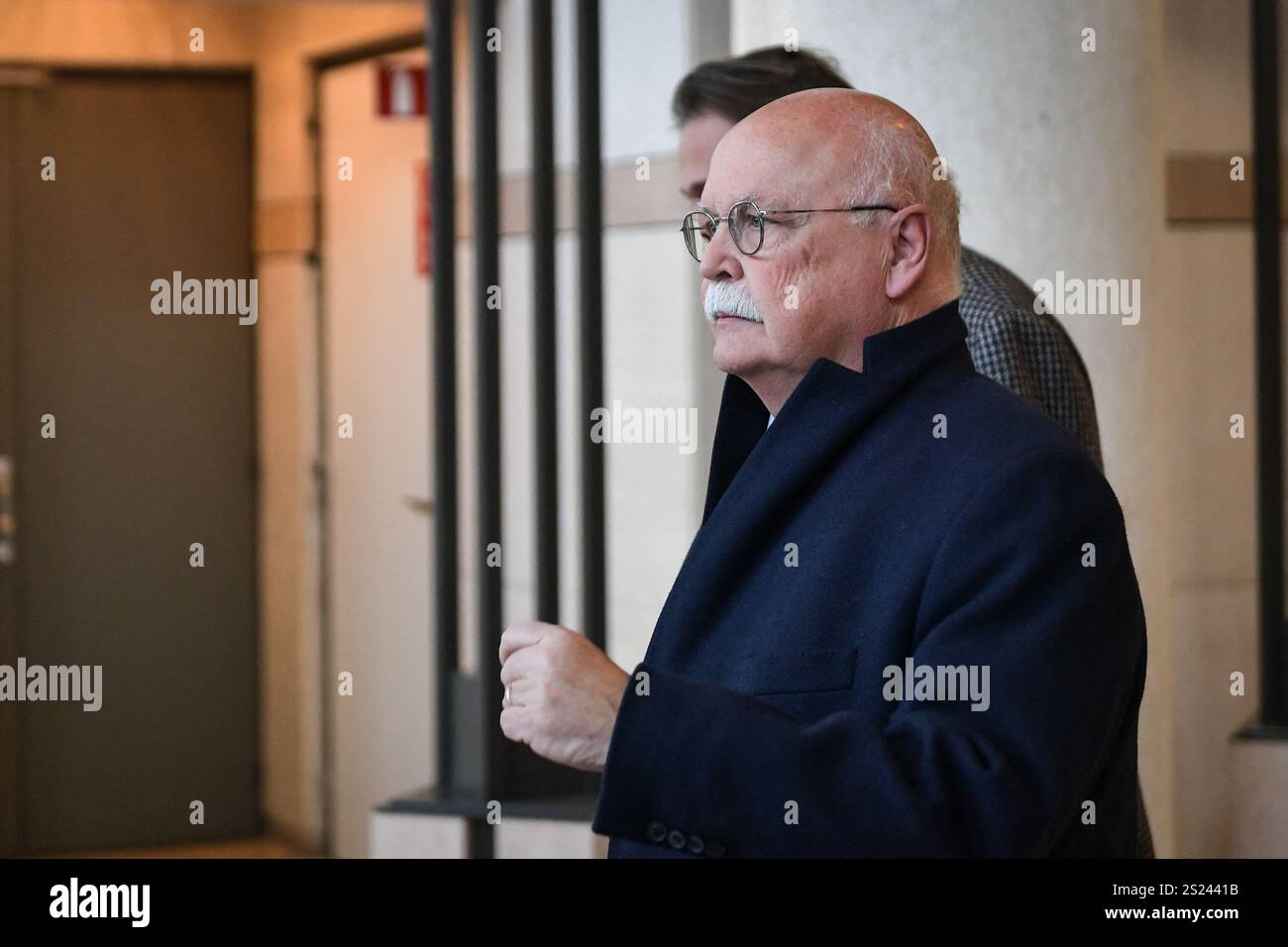 Paris, France. 06th Jan, 2025. French Senator Claude Raynal looks on ...