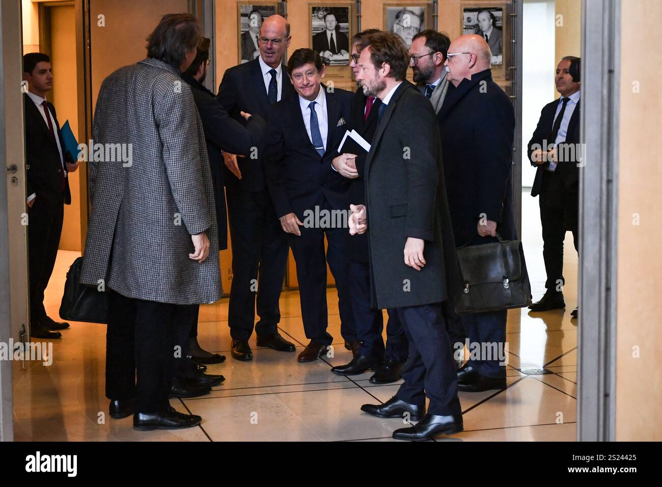 French First Secretary of the French Socialist Party Olivier Faure ...