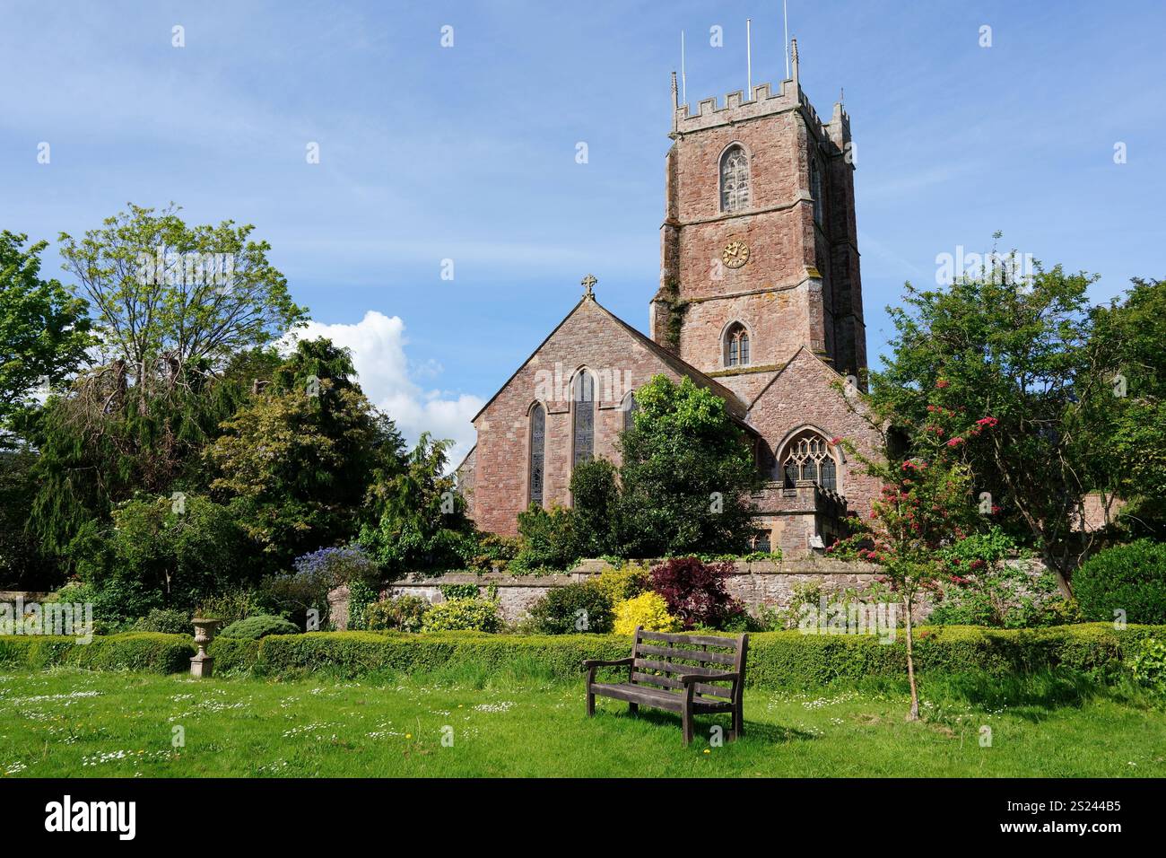Dunster village gardens hi-res stock photography and images - Alamy